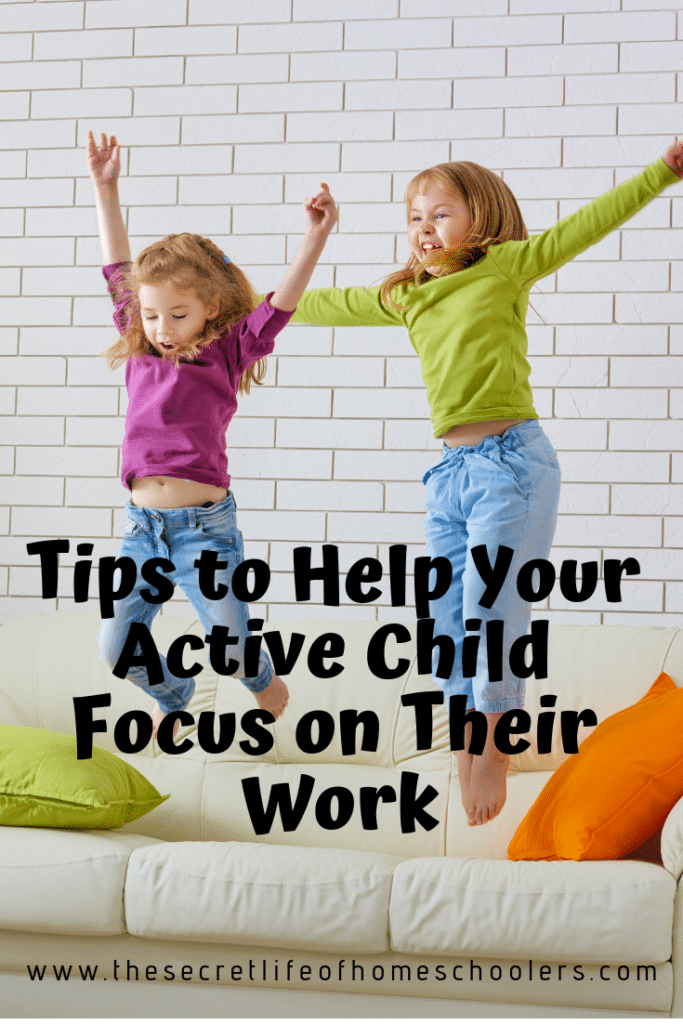 Tips to Help Your Active Child Focus on Their Work