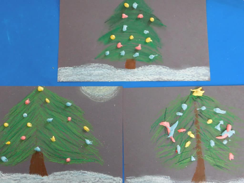 Christmas Tree Art Project for Kids