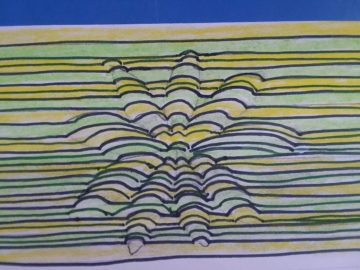 How to Make Cool Op Art Flowers with Kids