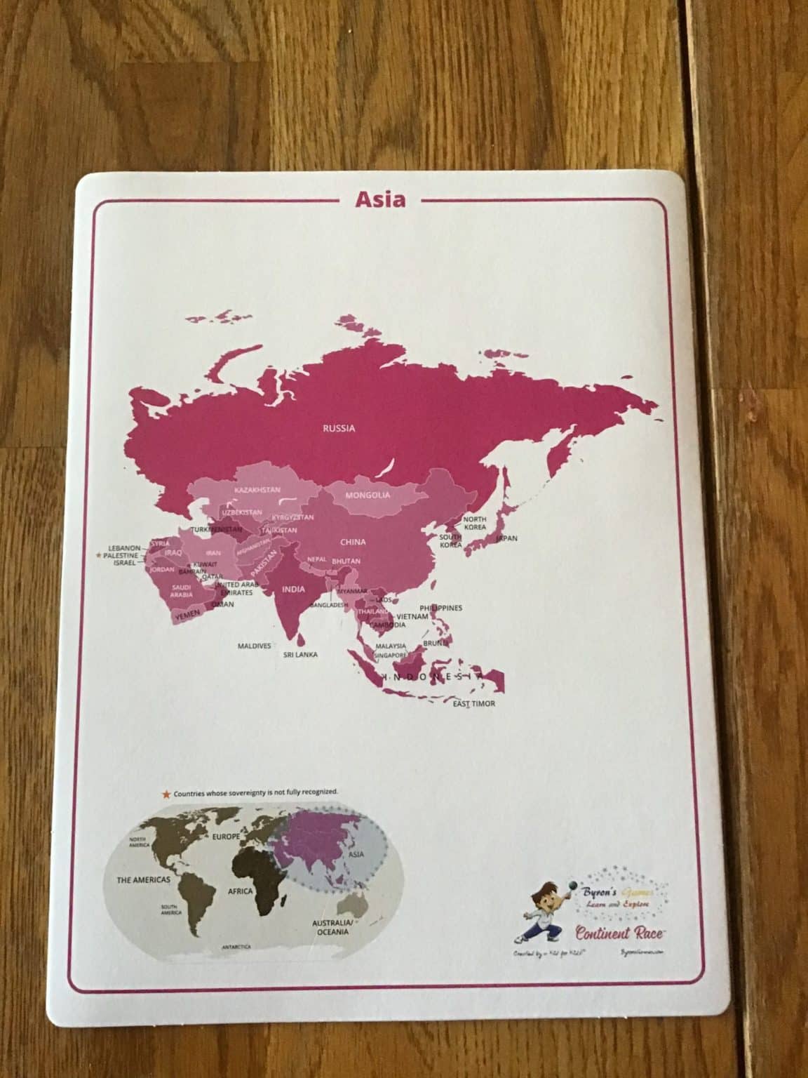 Continent Race- A Geography Game Your Family Will Love - The Secret ...