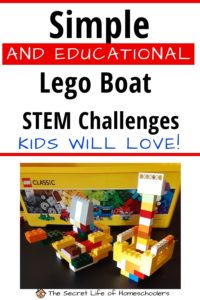 Simple Lego Boat STEM Challenge to Make Learning Fun - The Secret Life ...