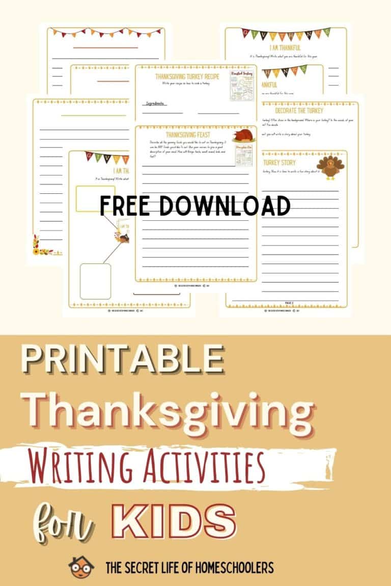 Thanksgiving Writing Activities and Paper to Add Some Fun to Writing ...
