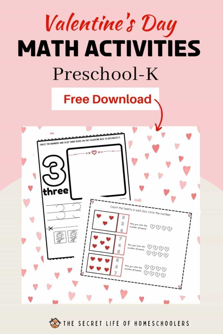 Fun Valentine's Day Math Activities for Preschool {NO Prep Needed ...