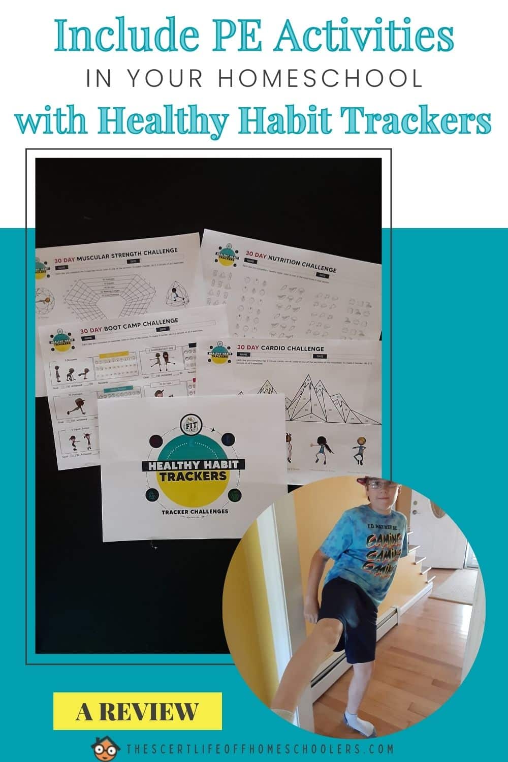 Include PE Activities in Your Homeschool with Easy-to-Use Healthy Habit ...