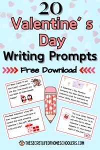 20 Valentine’s Day Writing Prompts to Add to Your Writing Class in ...