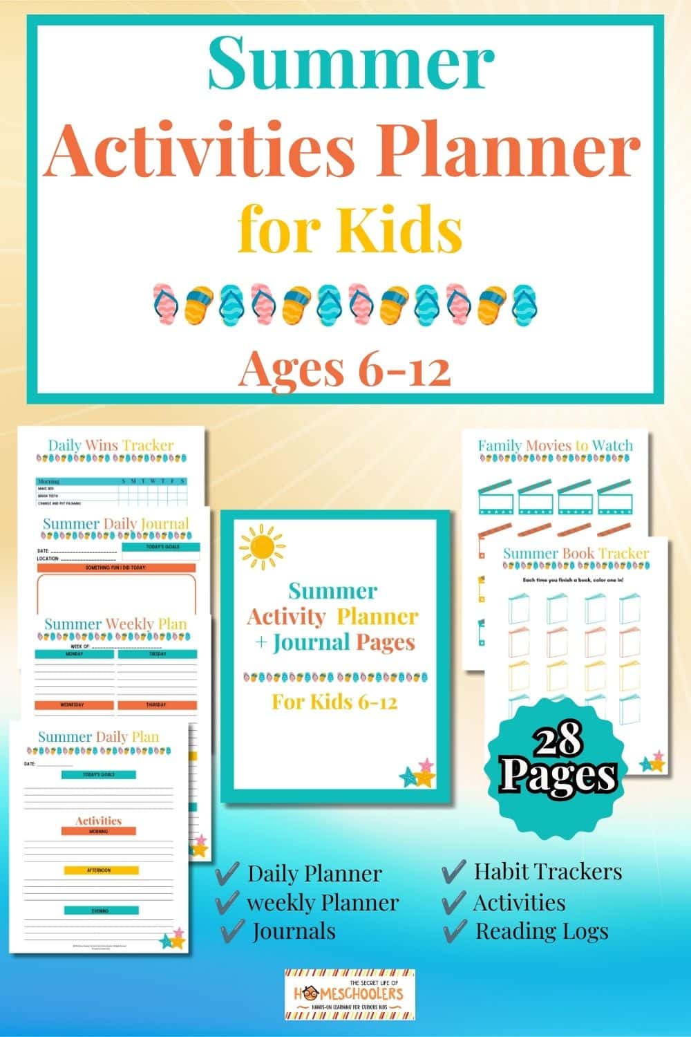 Beat Summer Boredom with the Ultimate Summer Activities Planner for ...